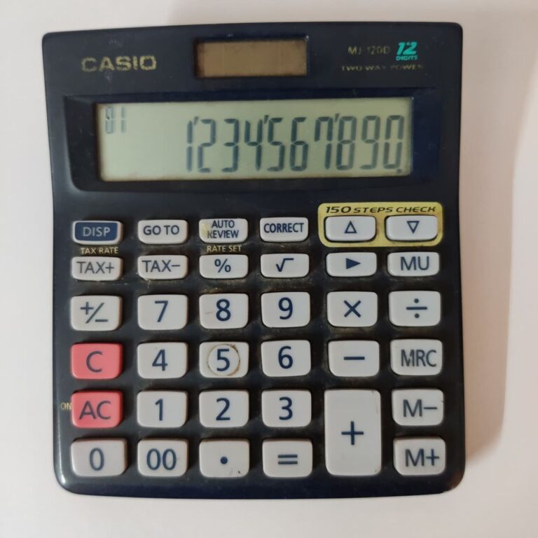 Casio MJ1200 Calculator Teardown - The Tech Blog