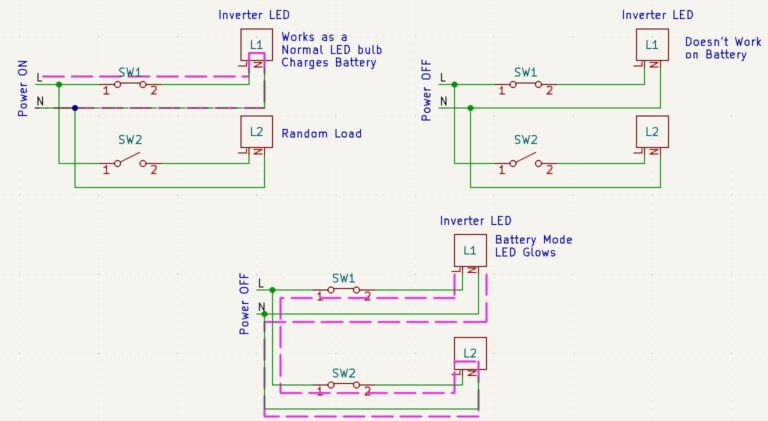 Emergency or Inverter Bulb Working Principle - The Tech Blog